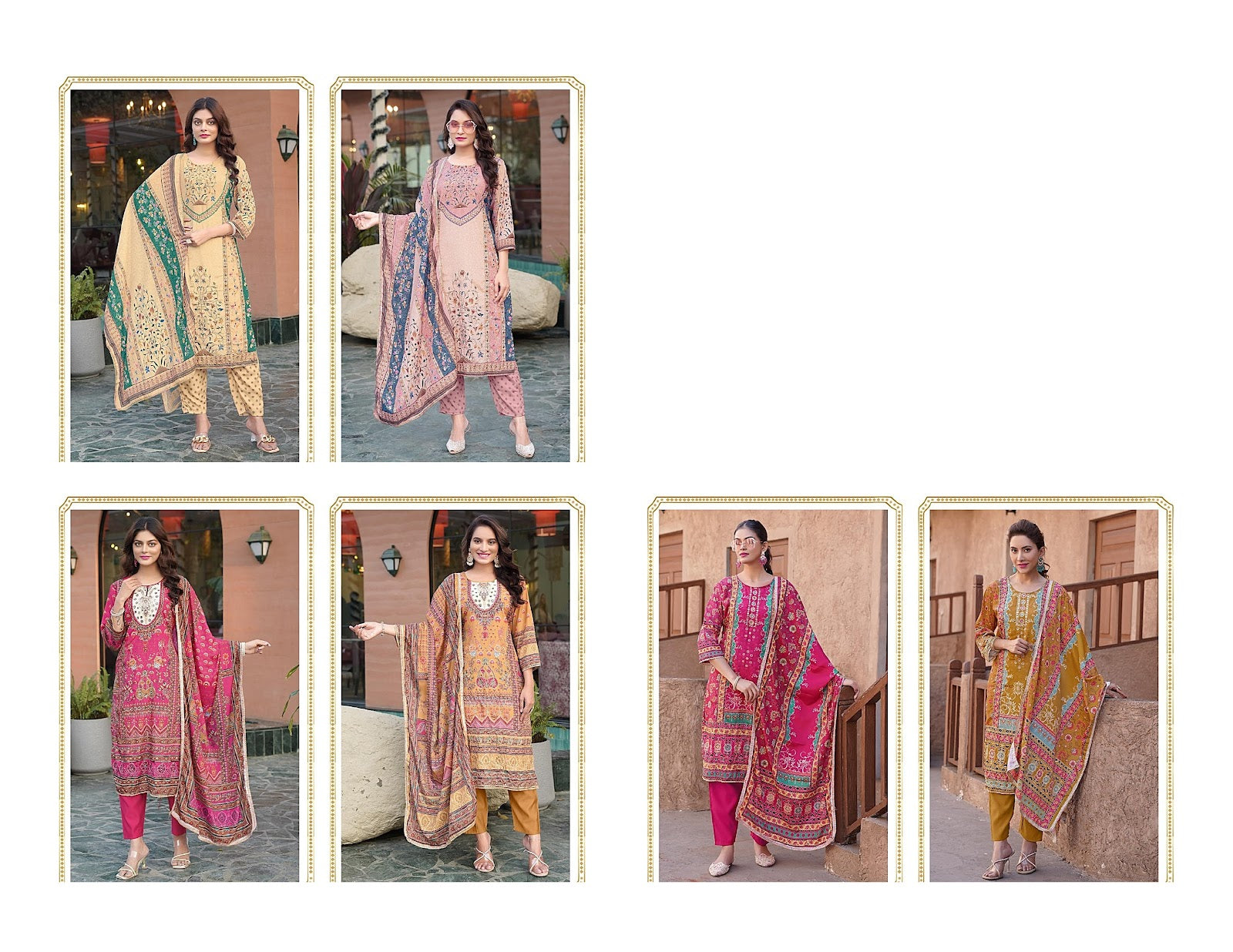 Luxe Silk Qrstuv Ramsha Silk Karachi Readymade Suits Manufacturer Guja – Kavya Style Plus