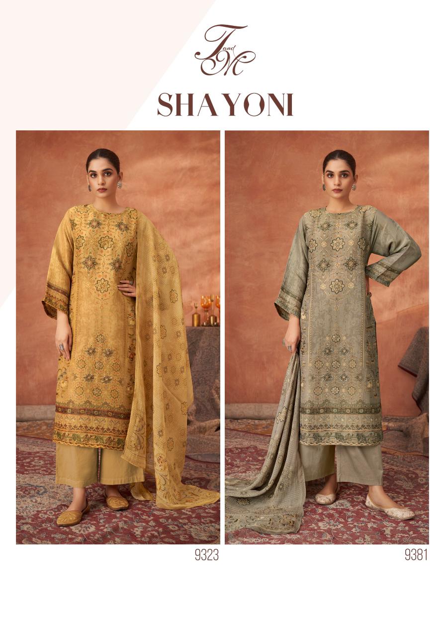 Shayoni Tm Simmer Tissue Pant Style Suits Manufacturer Ahmedabad ...