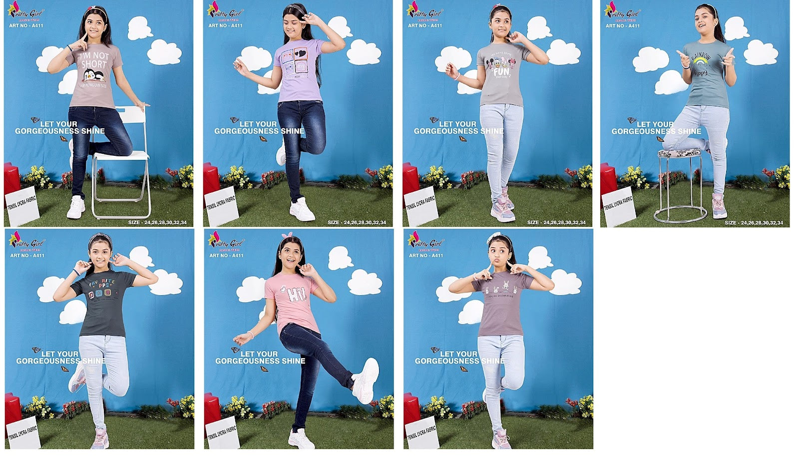 Art No A411 Pretty Girls Top – Kavya Style Plus