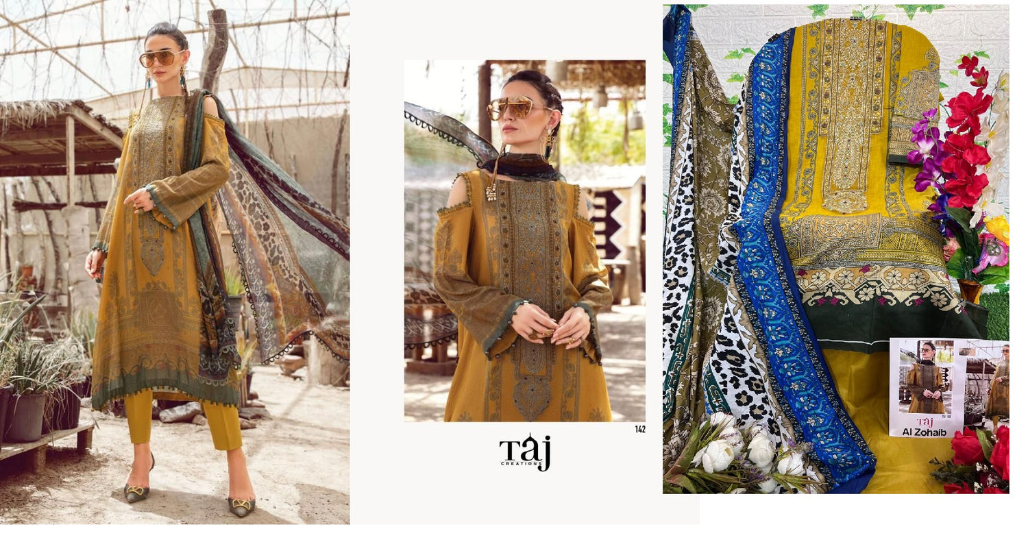 142 531 Taj Creations Pakistani Patch Work Suits – Kavya Style Plus