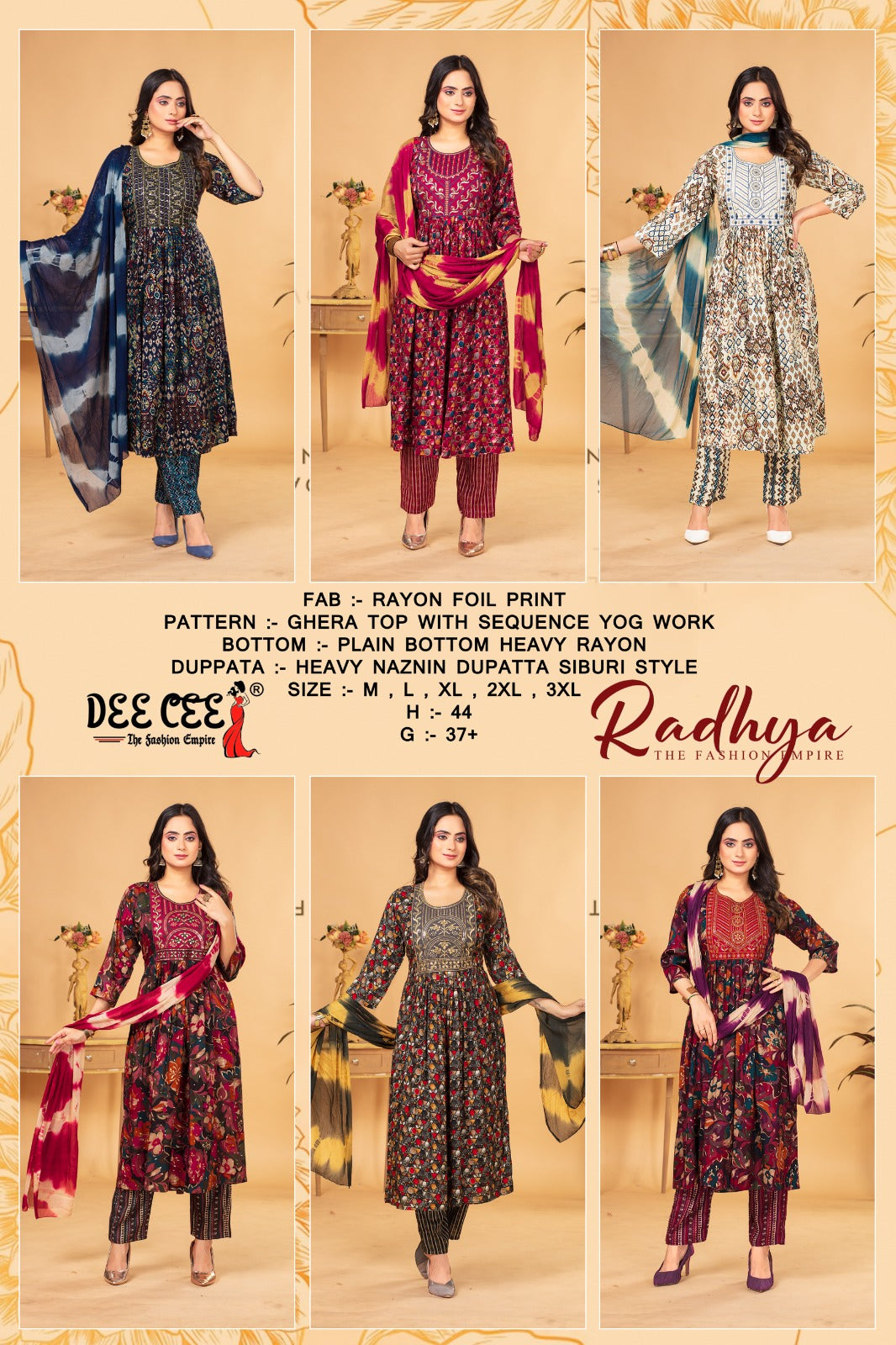 Radhya Deecee Readymade Pant Style Suits – Kavya Style Plus