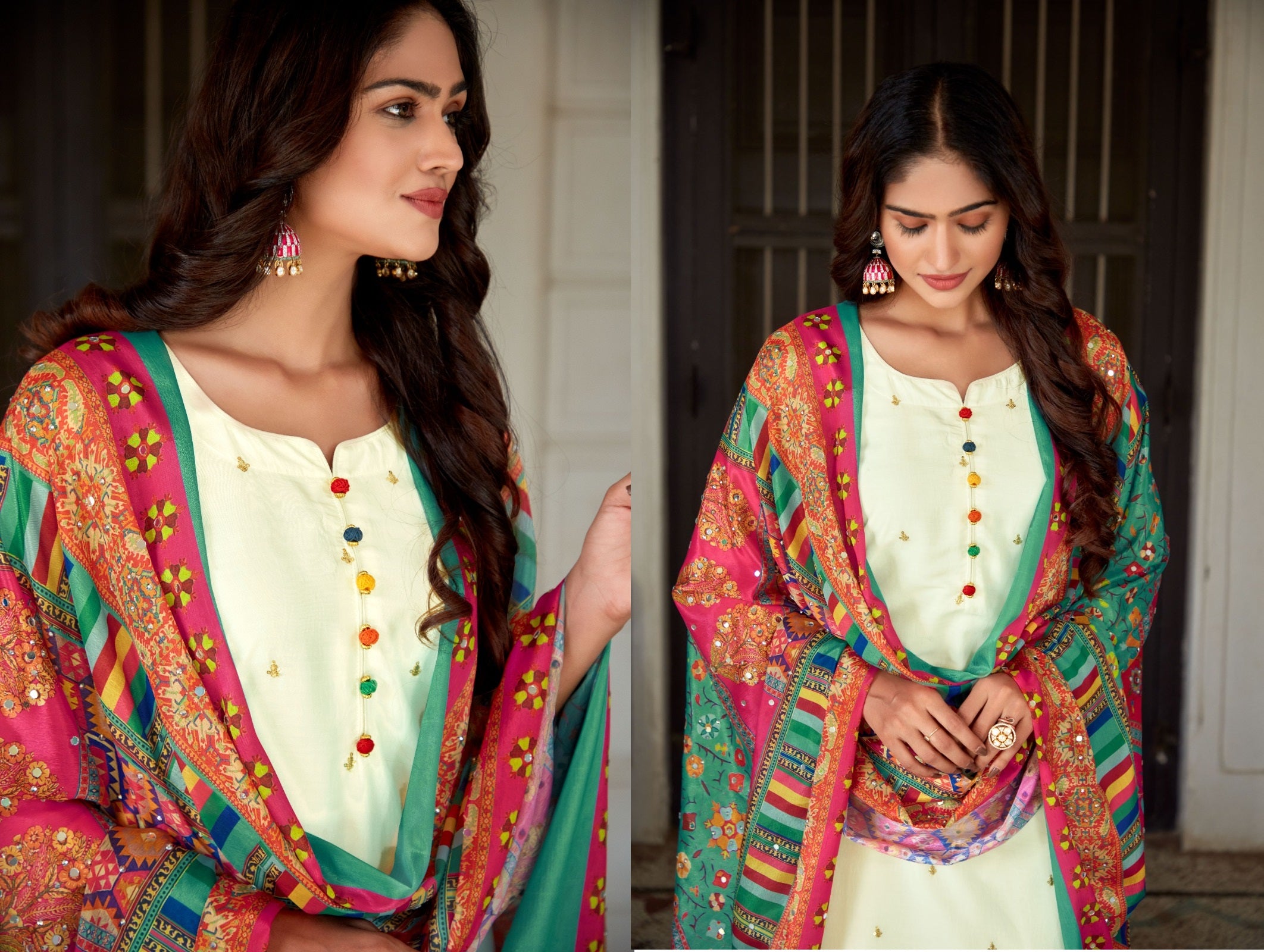 Riwaz Afsana Pakistani Readymade Suits – Kavya Style Plus