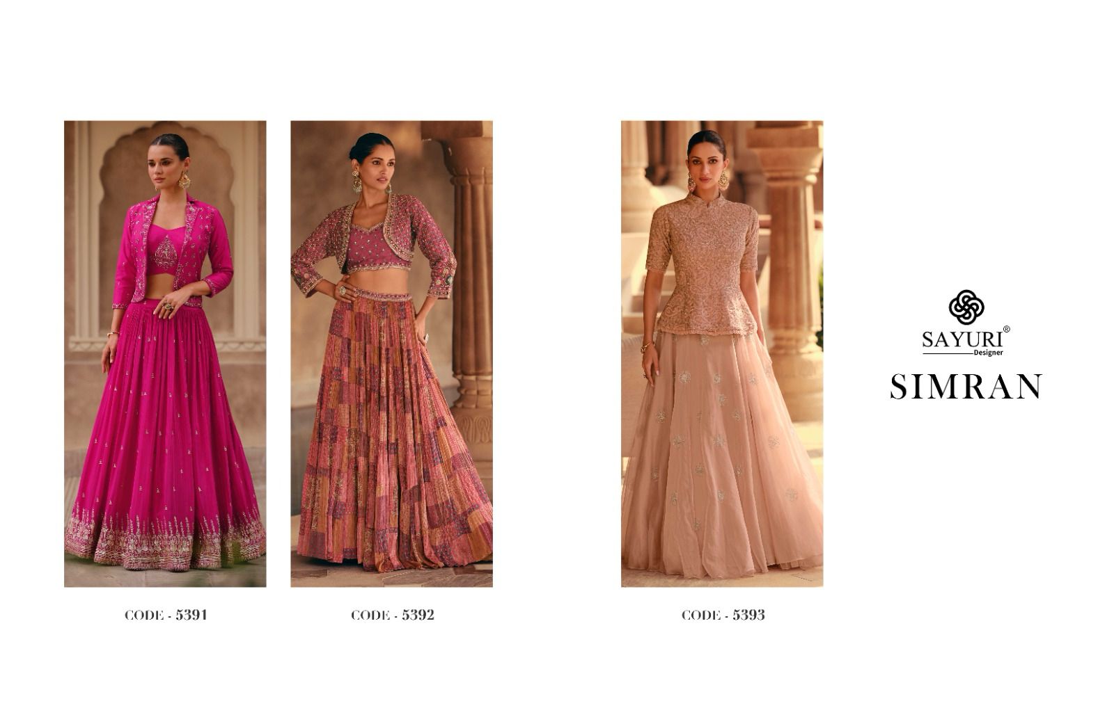 Simran Sayuri Silk Embroidery Work Indo Western Pair – Kavya Style Plus
