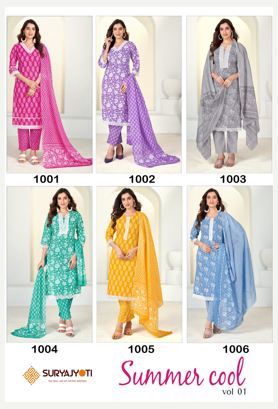 Summer Cool Vol 1 Suryajyoti Readymade Pant Style Suits – Kavya Style Plus