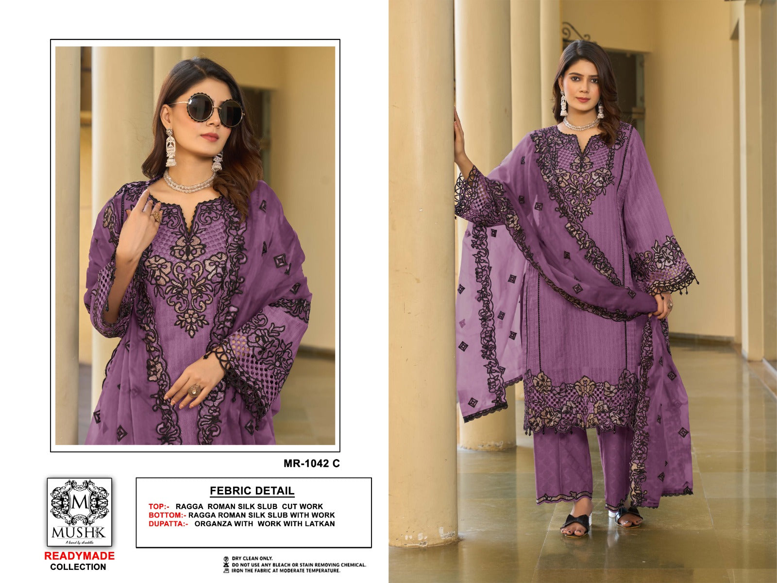 Mushk Pakistani Readymade Suits – Kavya Style Plus