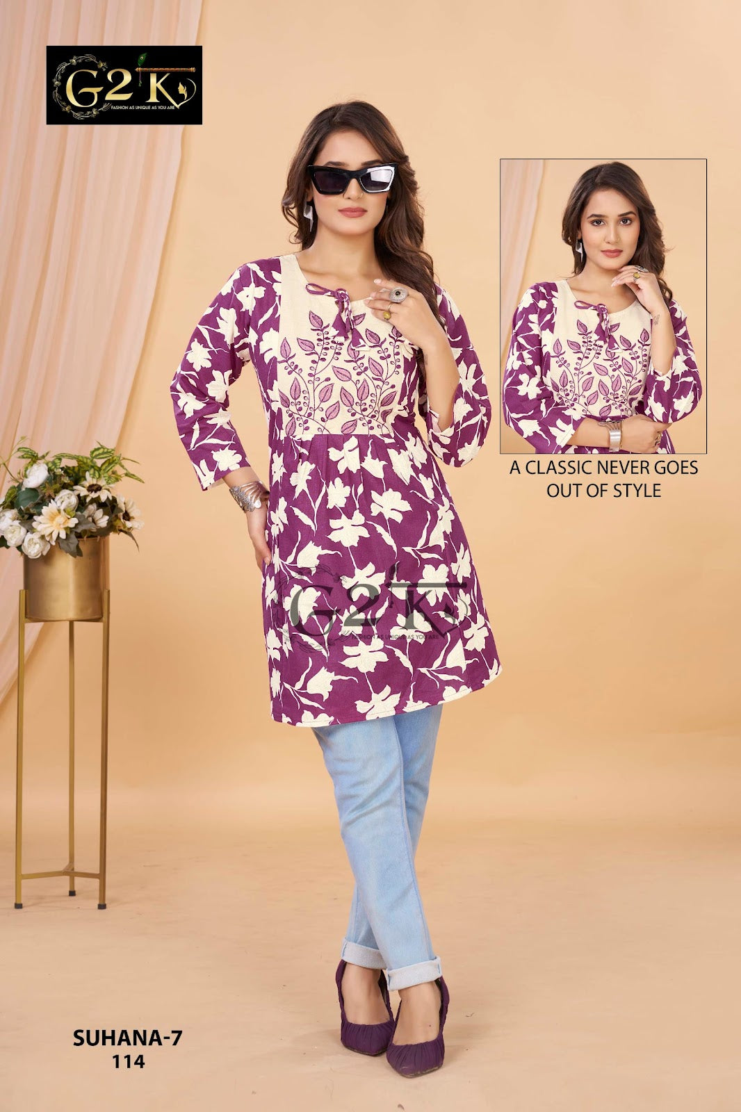 G2K Long Top – Kavya Style Plus