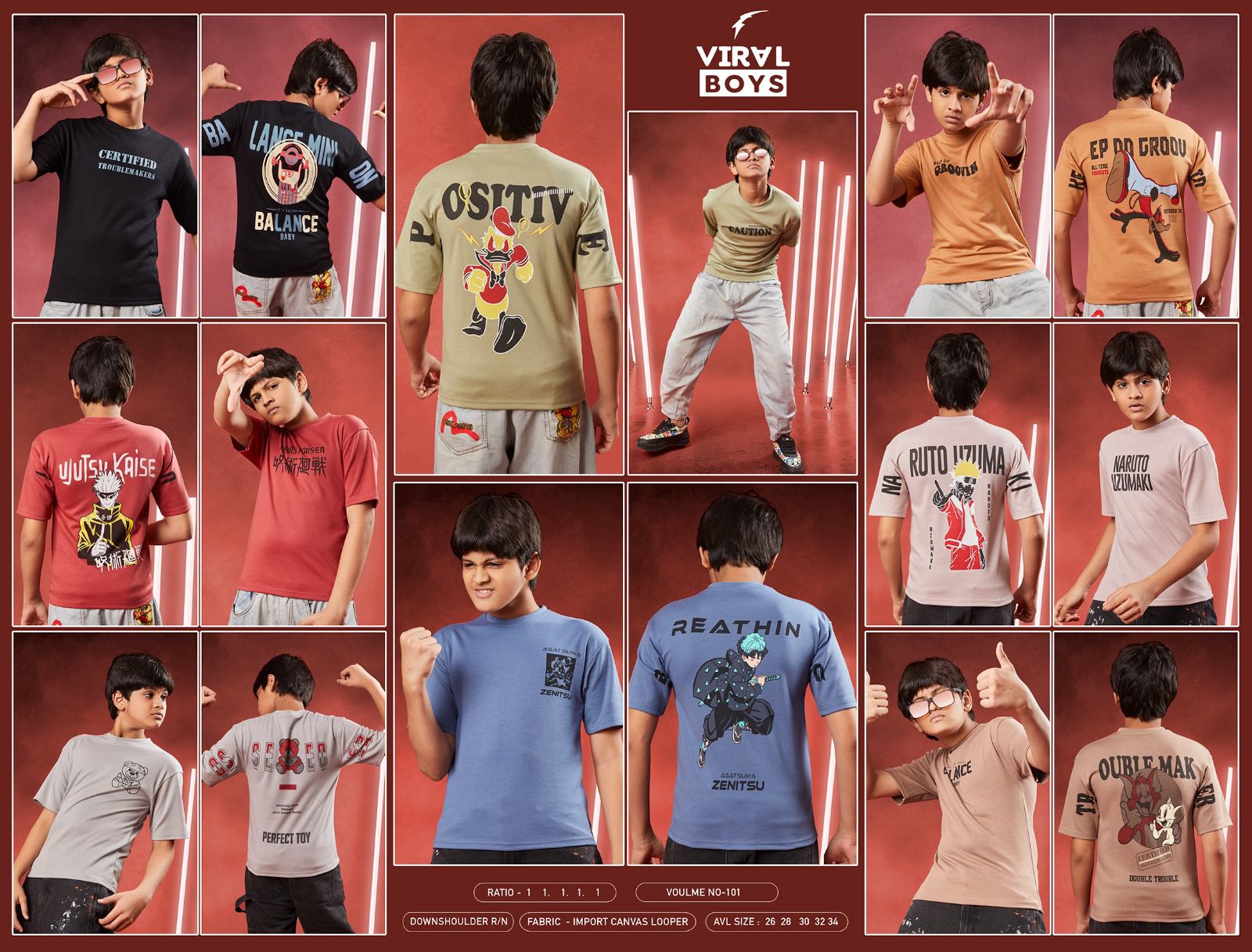 101 Viral Looper Boys Tshirt Wholesale Rate – Kavya Style Plus