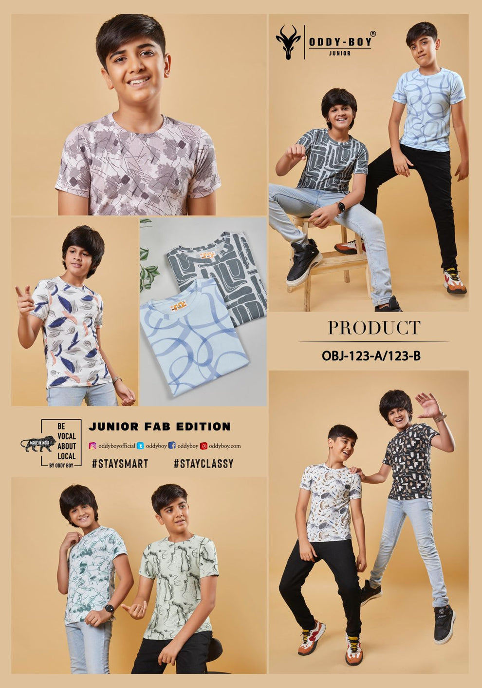 123 Ab Oddy Boy Turkey Boys Tshirt Exporter Ahmedabad – Kavya Style Plus