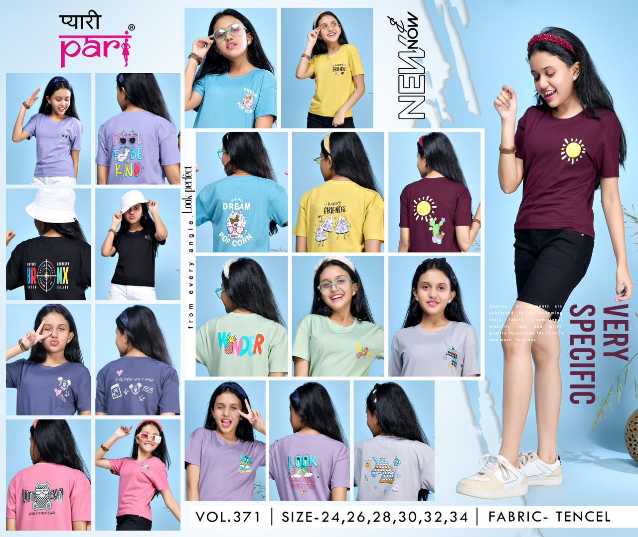 371 Pyari Pari Tencil Lycra Girls Top – Kavya Style Plus