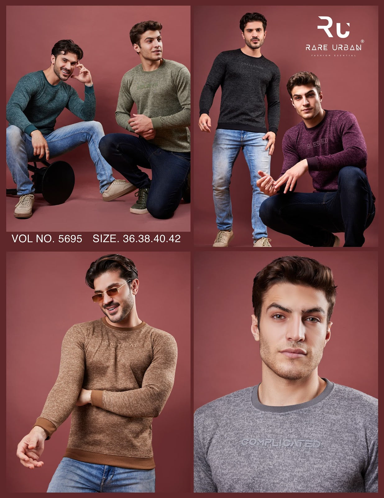 5695 Rare Urban Looper Mens Tshirts Wholesaler Ahmedabad – Kavya Style Plus