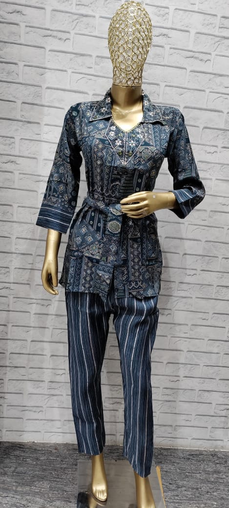 Design A Amba Modal Co Ord Set Exporter Gujarat – Kavya Style Plus