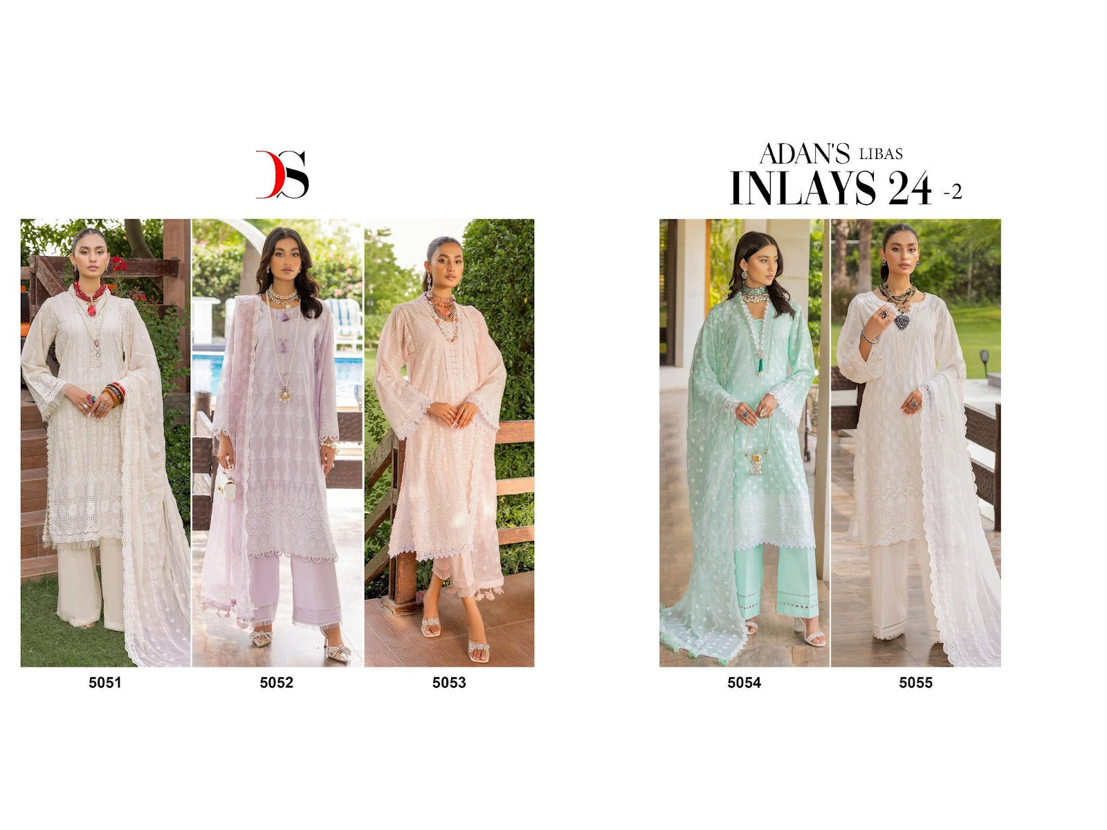 Adans Libas Inlays 24 2 Deepsy Pure Cotton Pakistani Readymade Suits ...