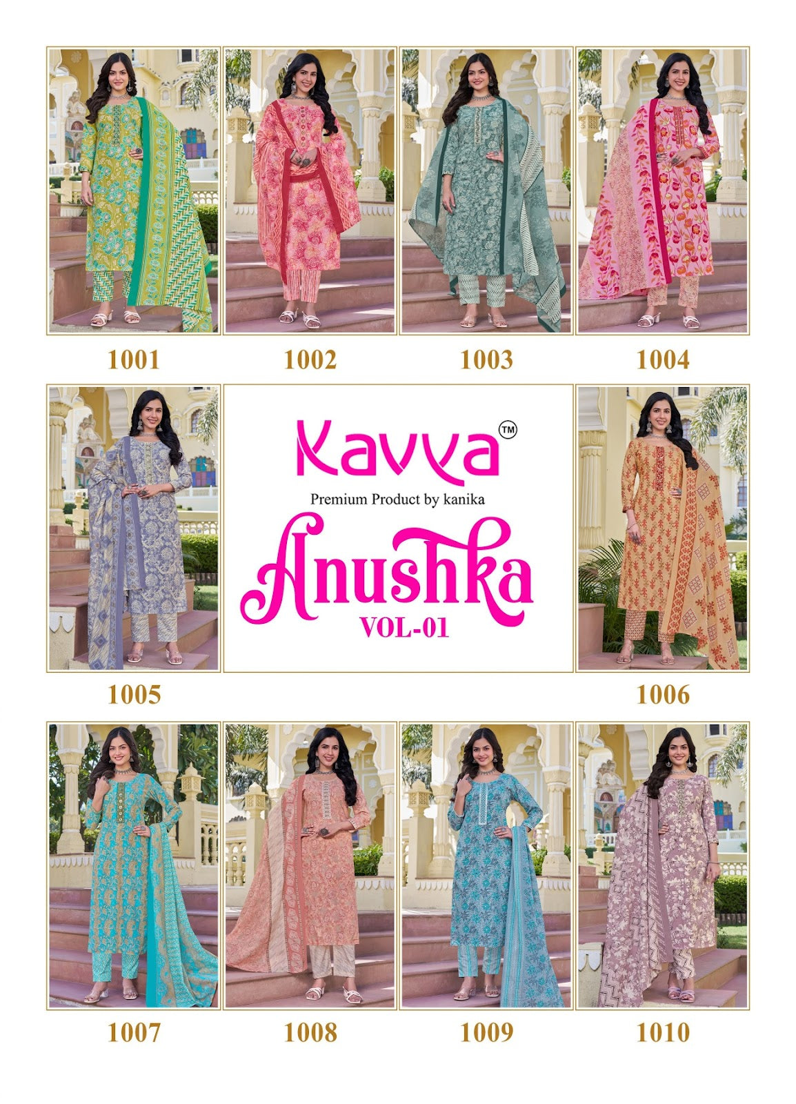 Anushka Vol 1 Kavya Readymade Cotton Pant Suits Supplier Gujarat ...