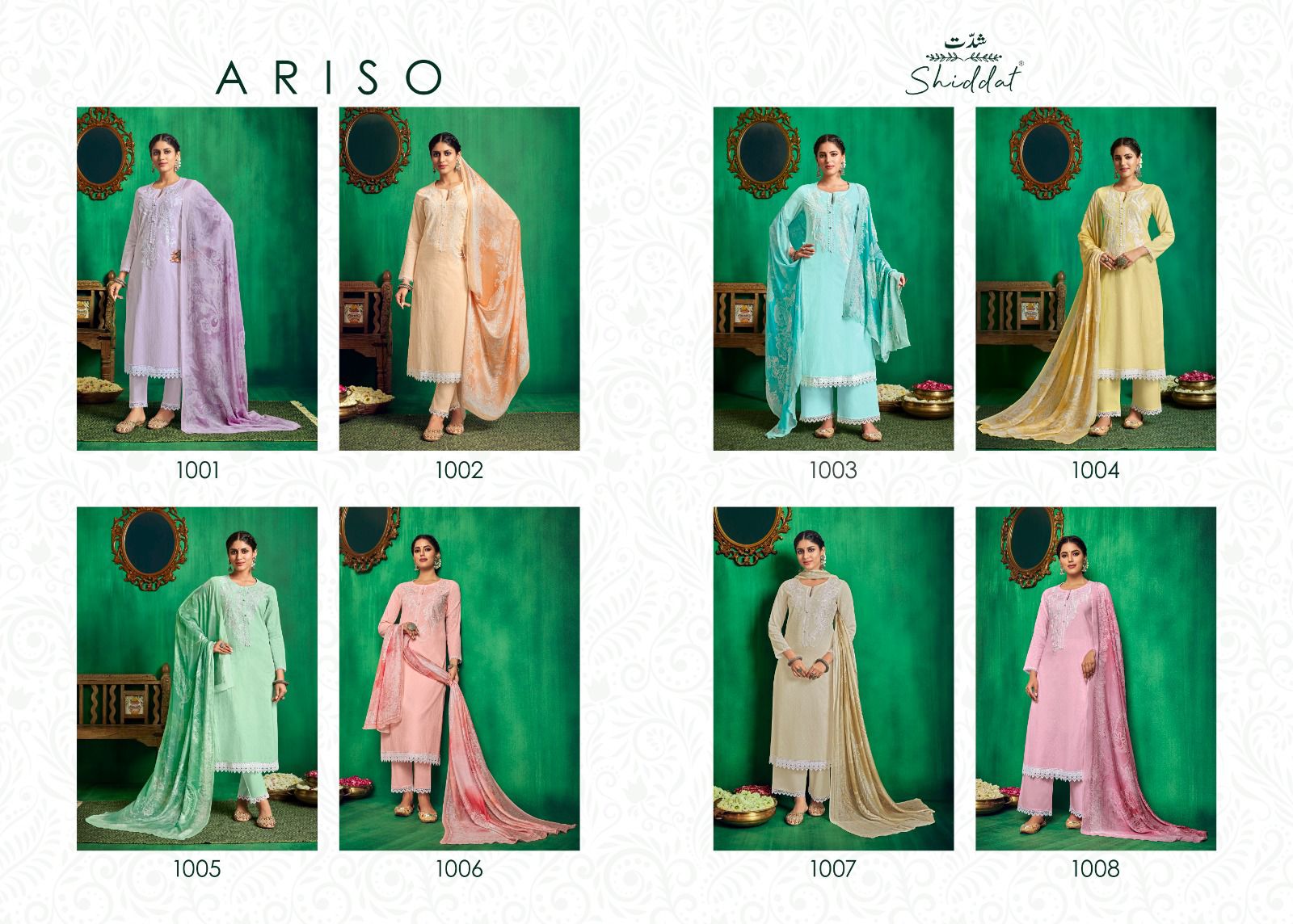Ariso Shiddat Cotton Cambric Pant Style Suits – Kavya Style Plus