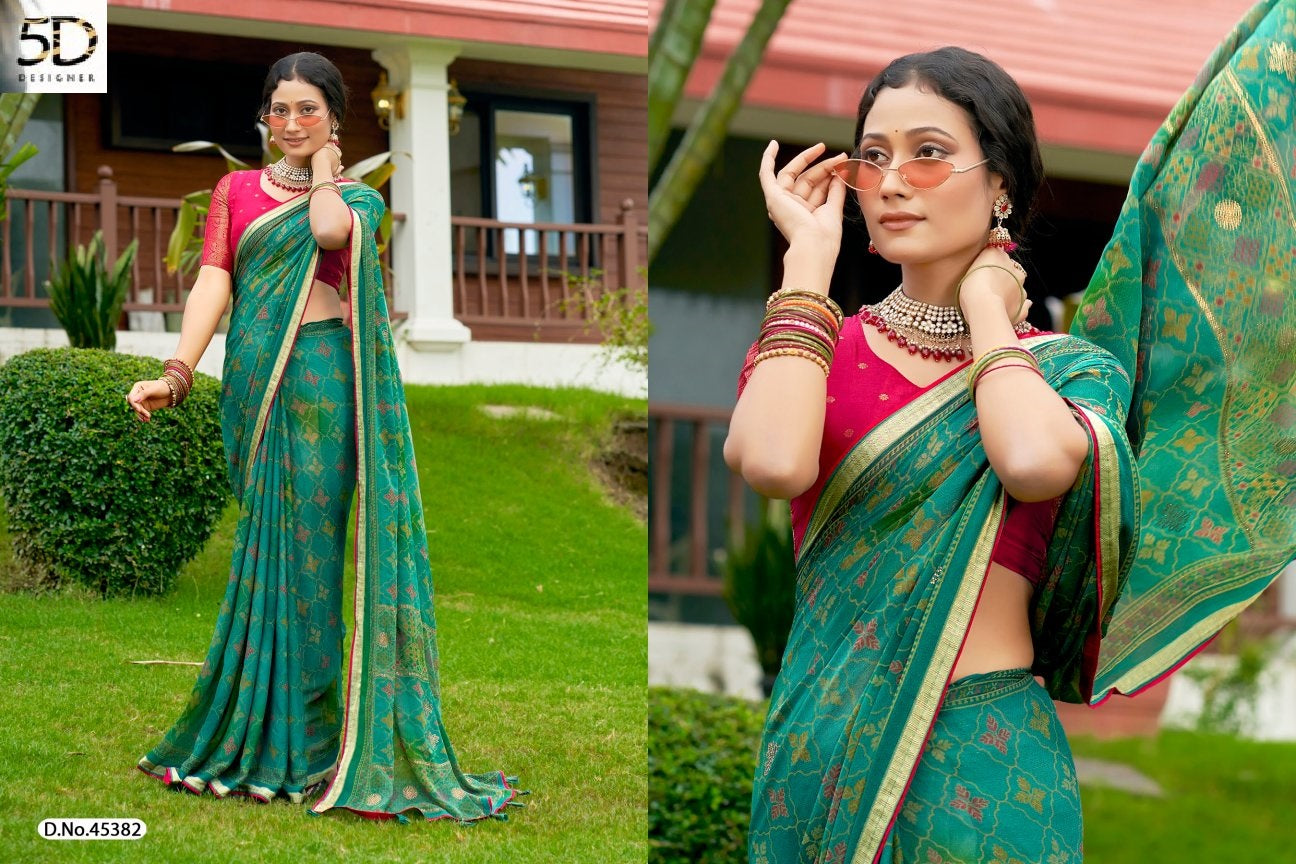 Astha Vol 6 5D Designer Sarees Wholesaler India – Kavya Style Plus
