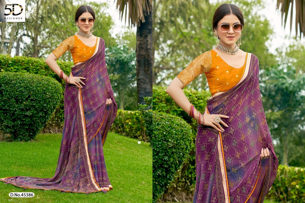 Astha Vol 6 5D Designer Sarees Wholesaler India – Kavya Style Plus