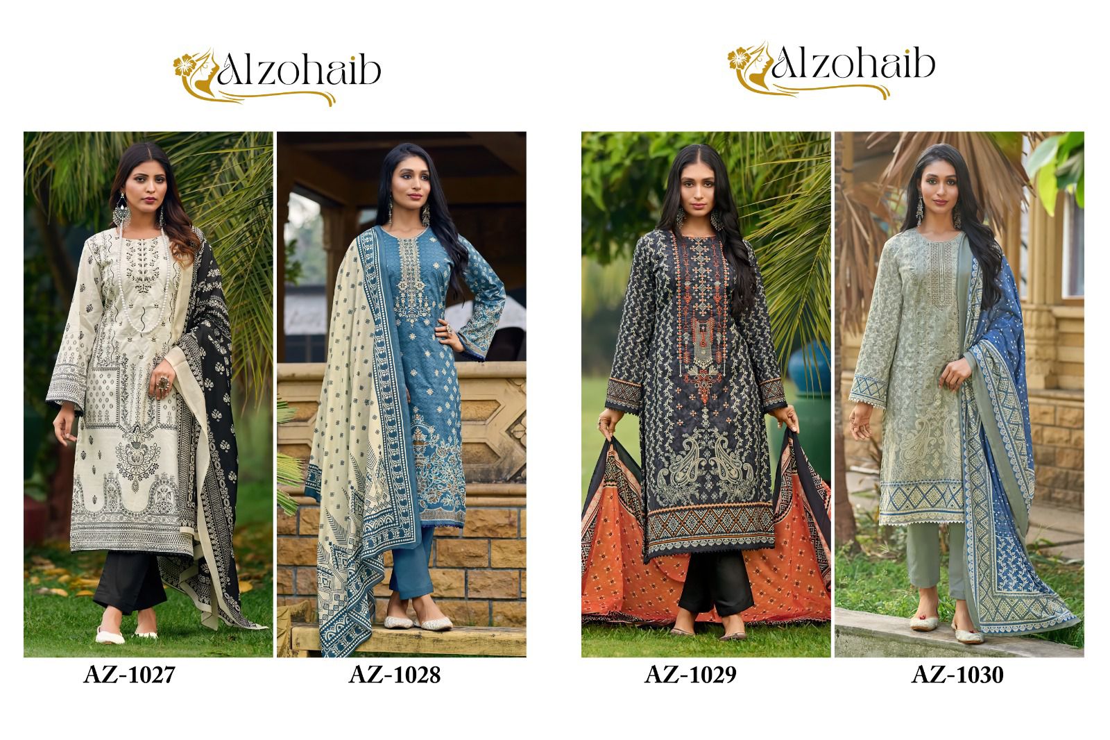 Bin Saeed Nx Al Zohaib Pure Cotton Pakistani Salwar Suits Wholesaler I – Kavya Style Plus