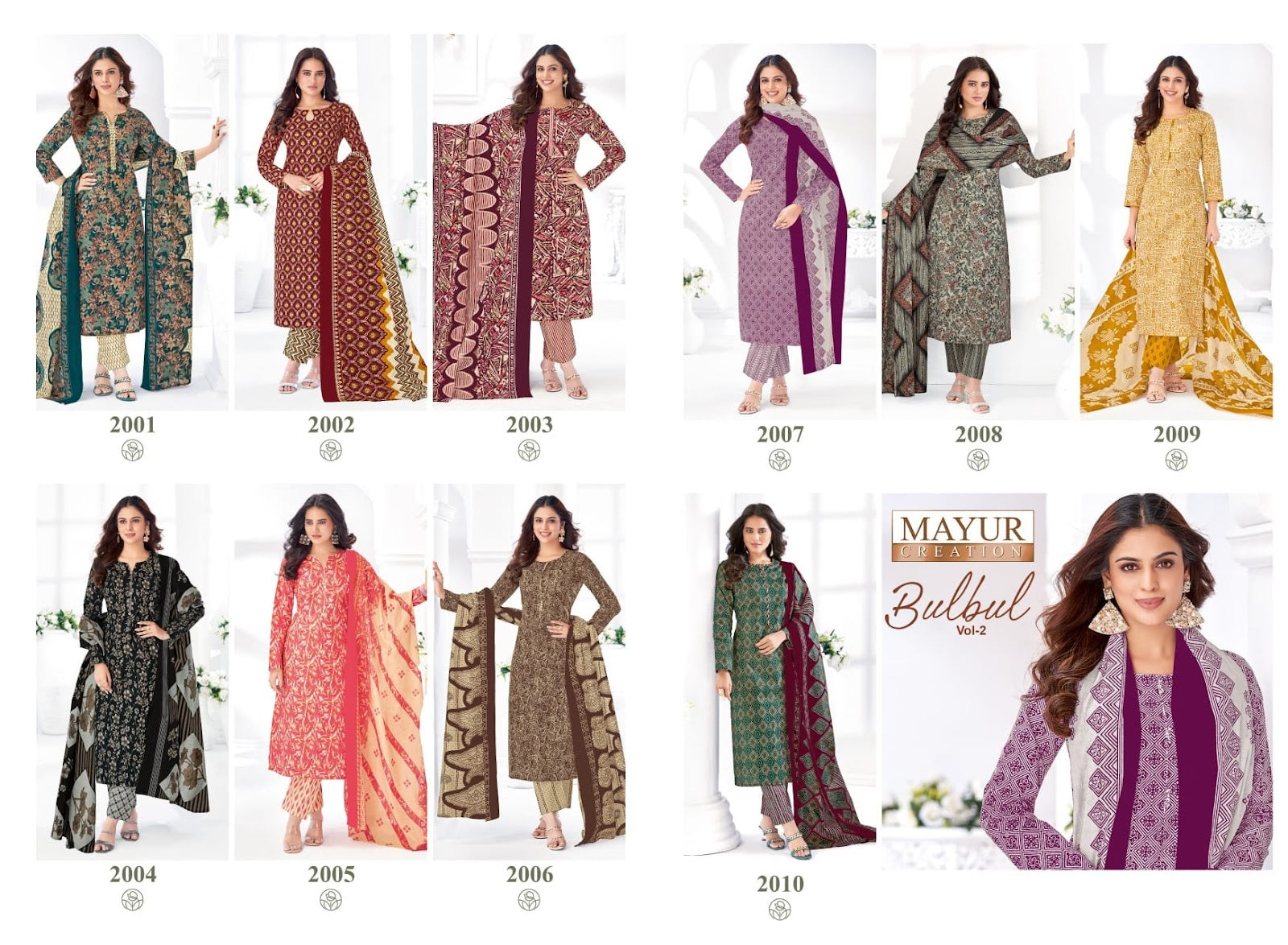 Bulbul Vol 2 Mayur Creation Cotton Dress Material Supplier Ahmedabad ...
