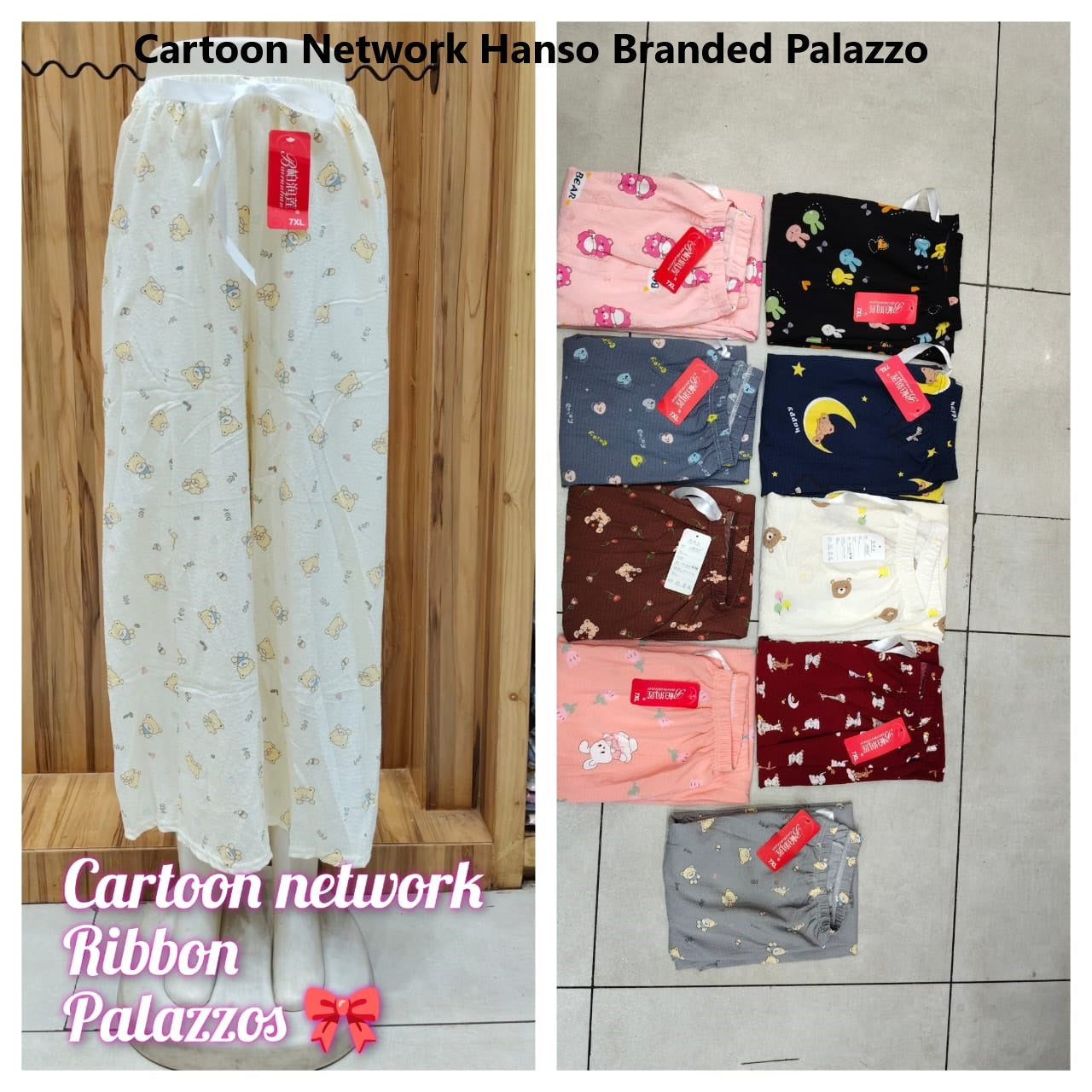 Cartoon Network Hanso Branded Palazzo Wholesale Price – Kavya Style Plus