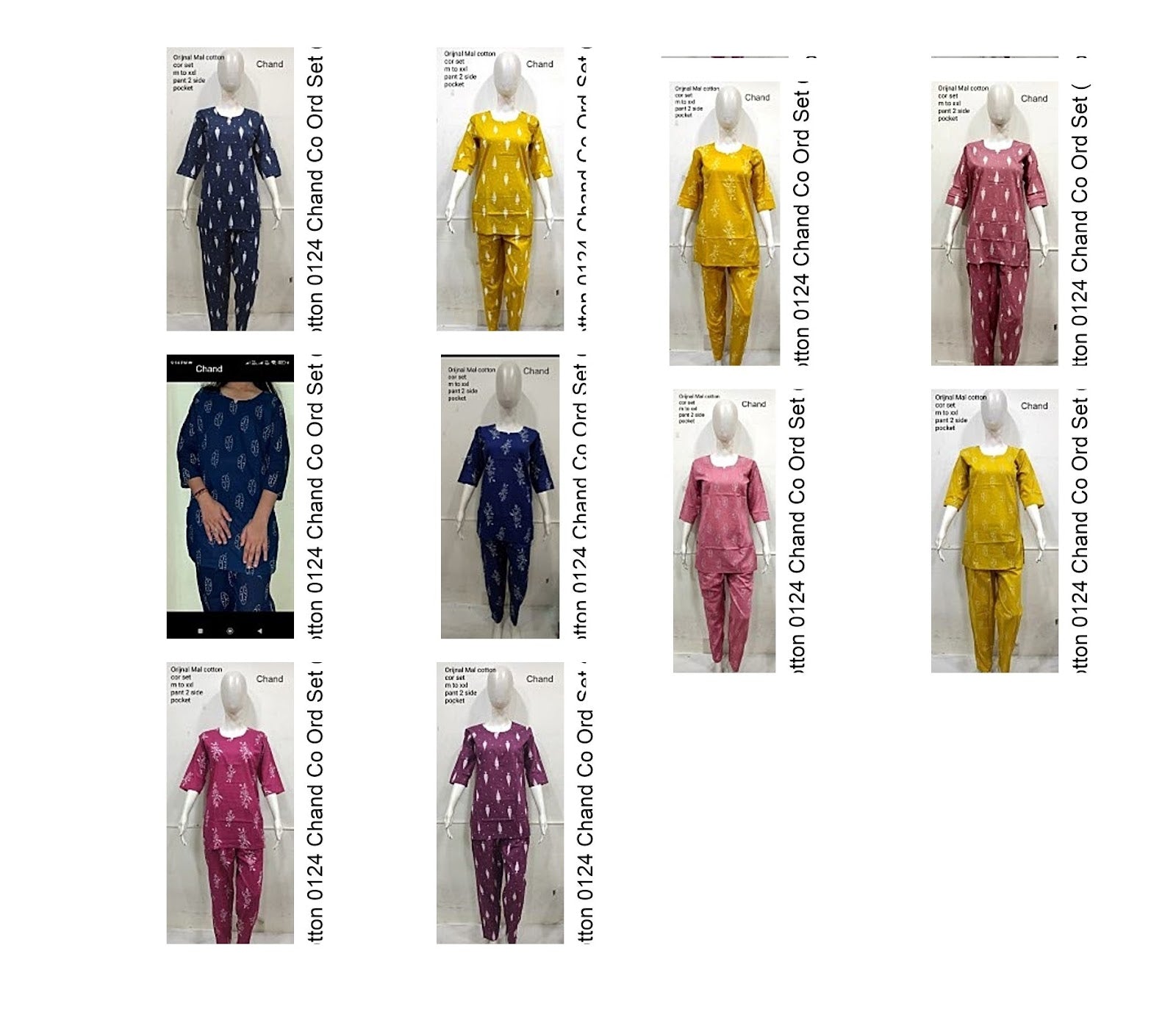 Cotton 0124 Chand Cambric Co Ord Set Wholesaler Gujarat – Kavya Style Plus