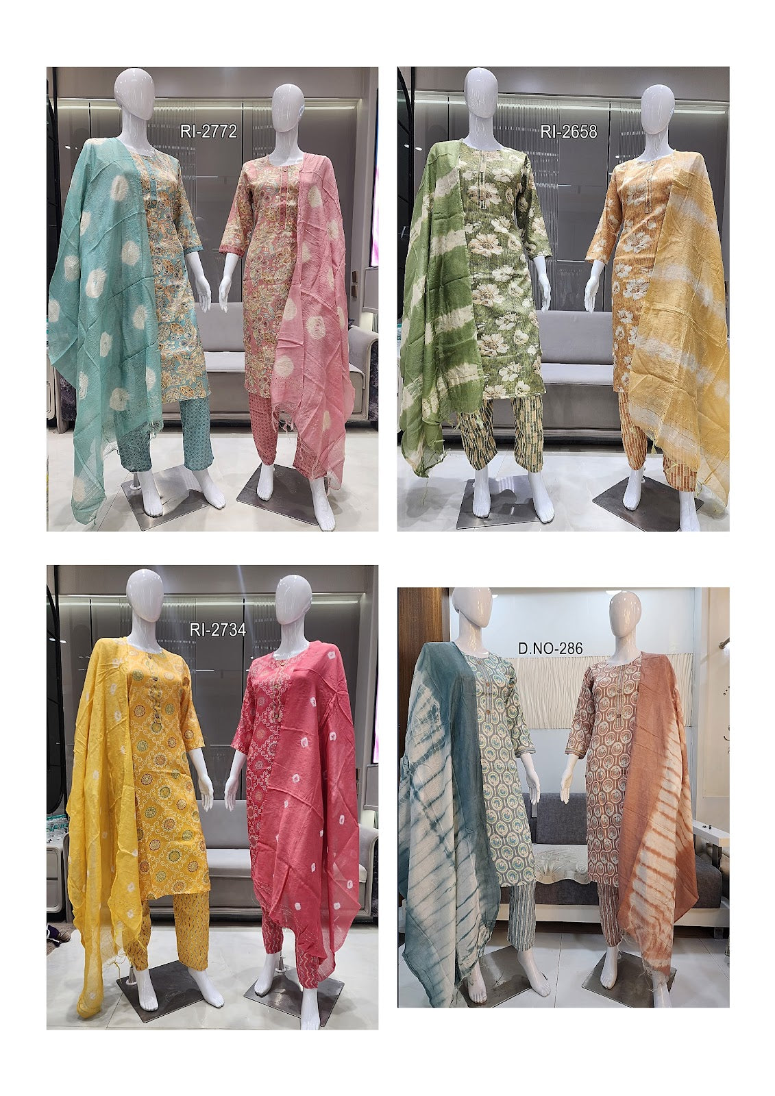 Design 2904 Women Ethnics Capsule Readymade Pant Style Suits Wholesale ...
