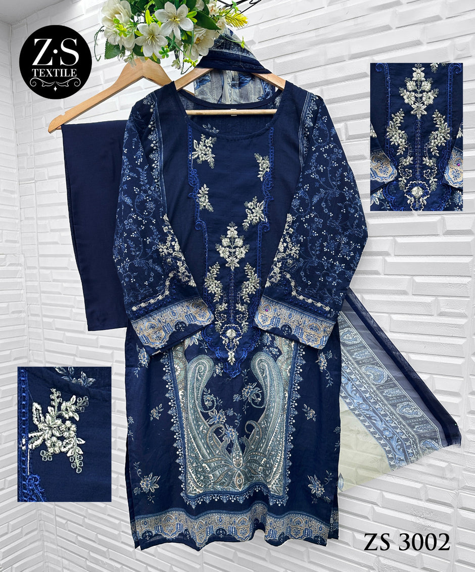 Z S Textiles Pakistani Readymade Suits – Kavya Style Plus
