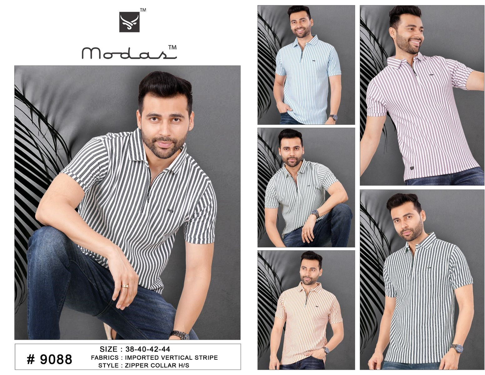 Design 9088 Modas Vertical Mens Tshirts Exporter – Kavya Style Plus