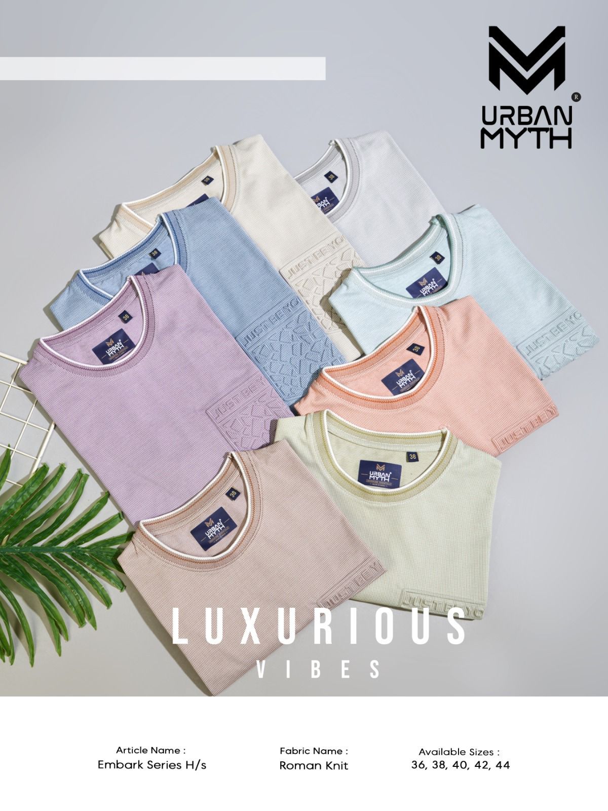 Embark Series Urban Myth Knit Mens Tshirts Manufacturer Gujarat – Kavya ...