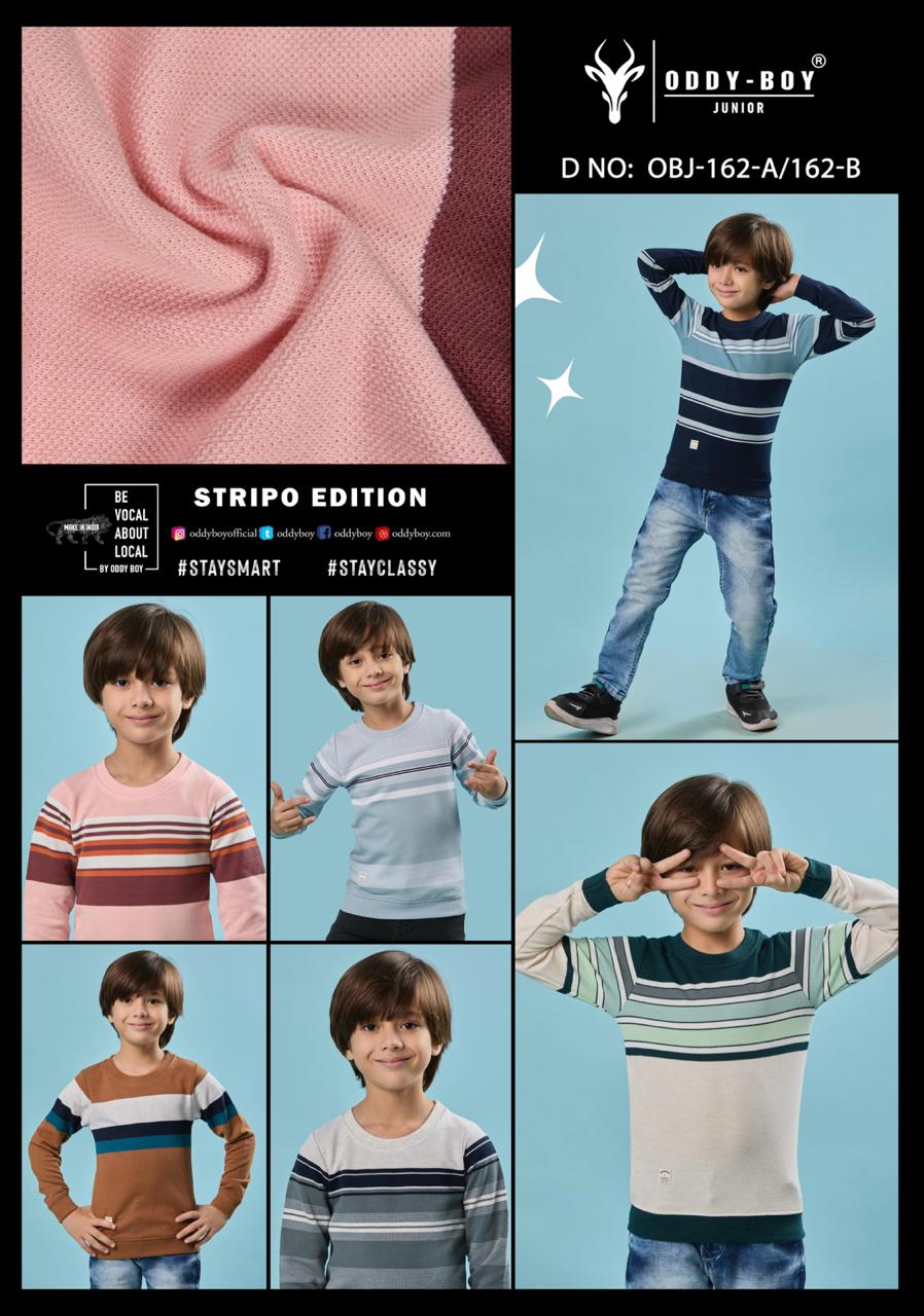 Full Sleeves Obj 162 Ab Oddy Boy Looper Boys Tshirt Manufacturer India ...