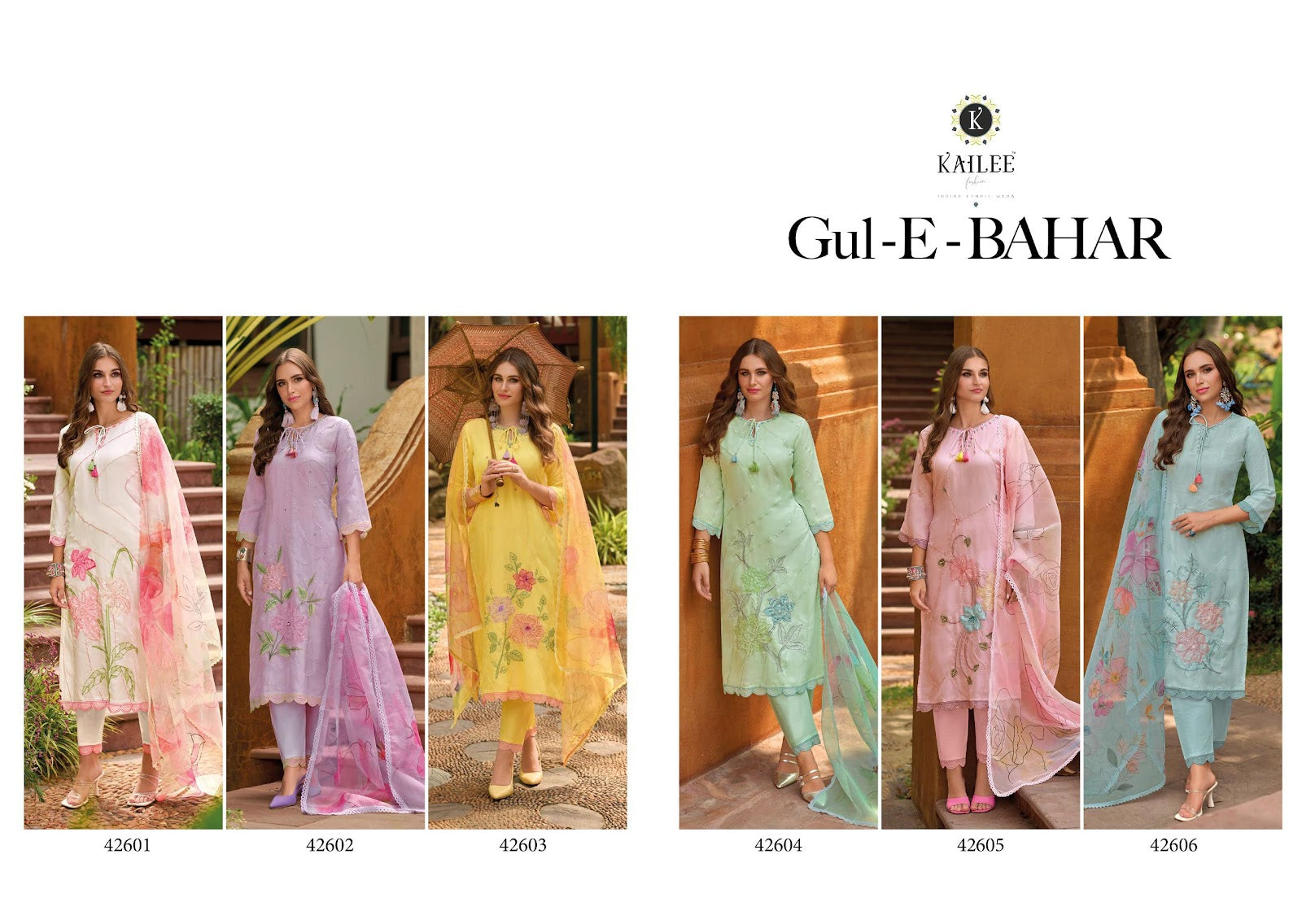 Gul-E-Bahar Kailee Fashion Pure Cotton Readymade Pant Style Suits ...