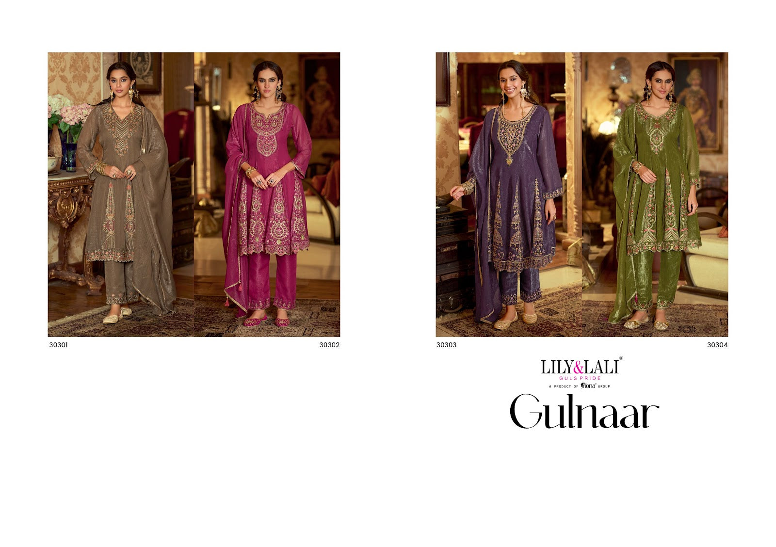 Gulnar Lily Lali Silk Readymade Suits Wholesaler – Kavya Style Plus