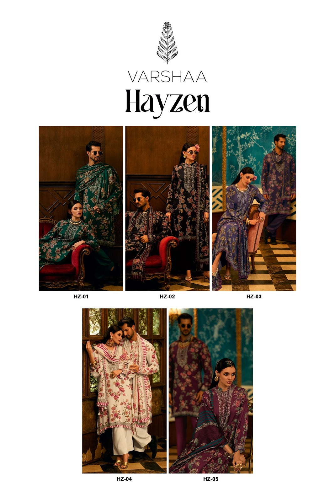 Hayzen Varshaa Resham Pashmina Suits Supplier Ahmedabad – Kavya Style Plus