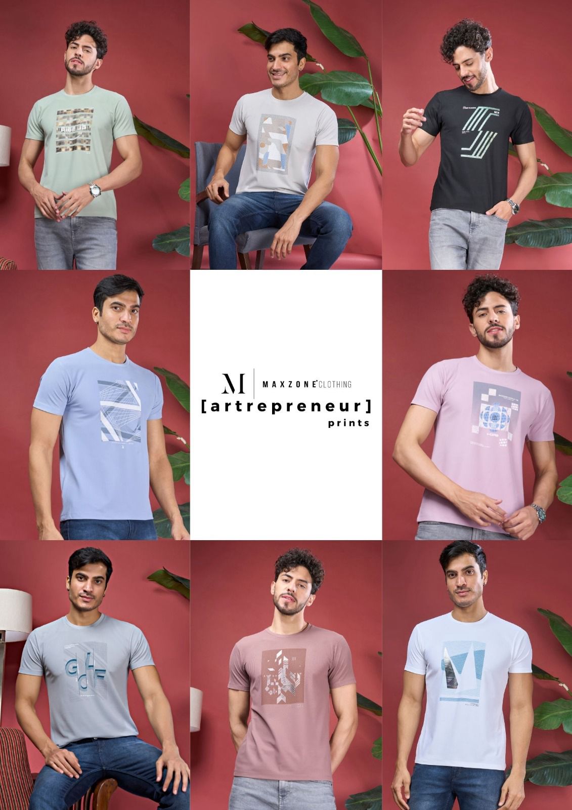 Iho E 121 Maxzone Clothing Honey Comb Mens Tshirts – Kavya Style Plus
