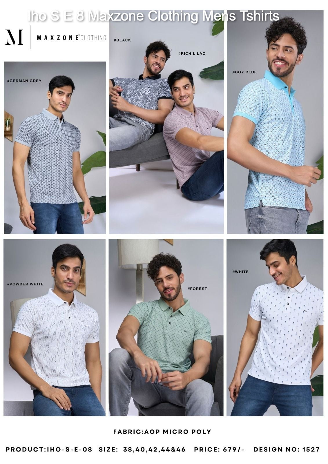 Iho S E 8 Maxzone Clothing Aop Mens Tshirts Exporter – Kavya Style Plus