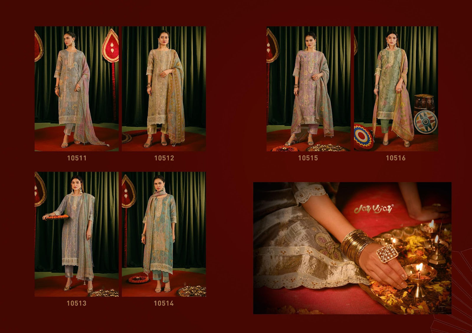 Jagmag Jay Vijay Tissue Pant Style Suits Manufacturer India – Kavya ...