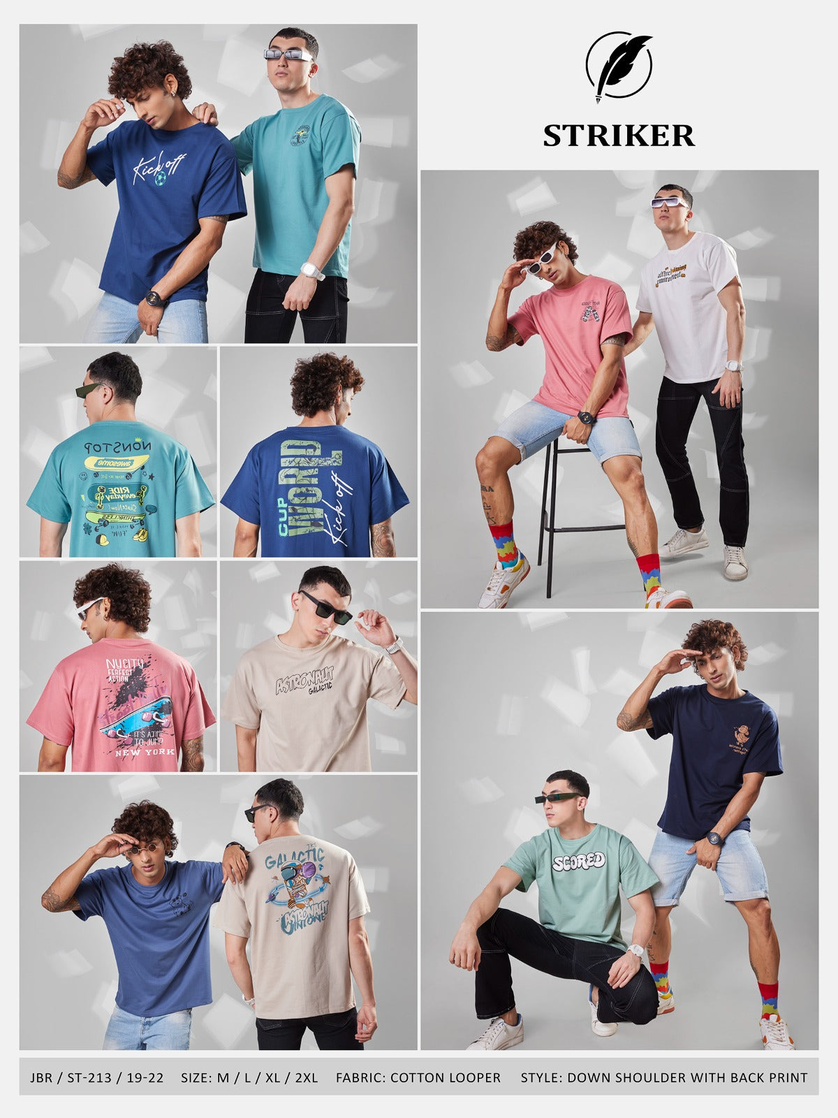 Jbr St 213 Striker Looper Mens Tshirts – Kavya Style Plus
