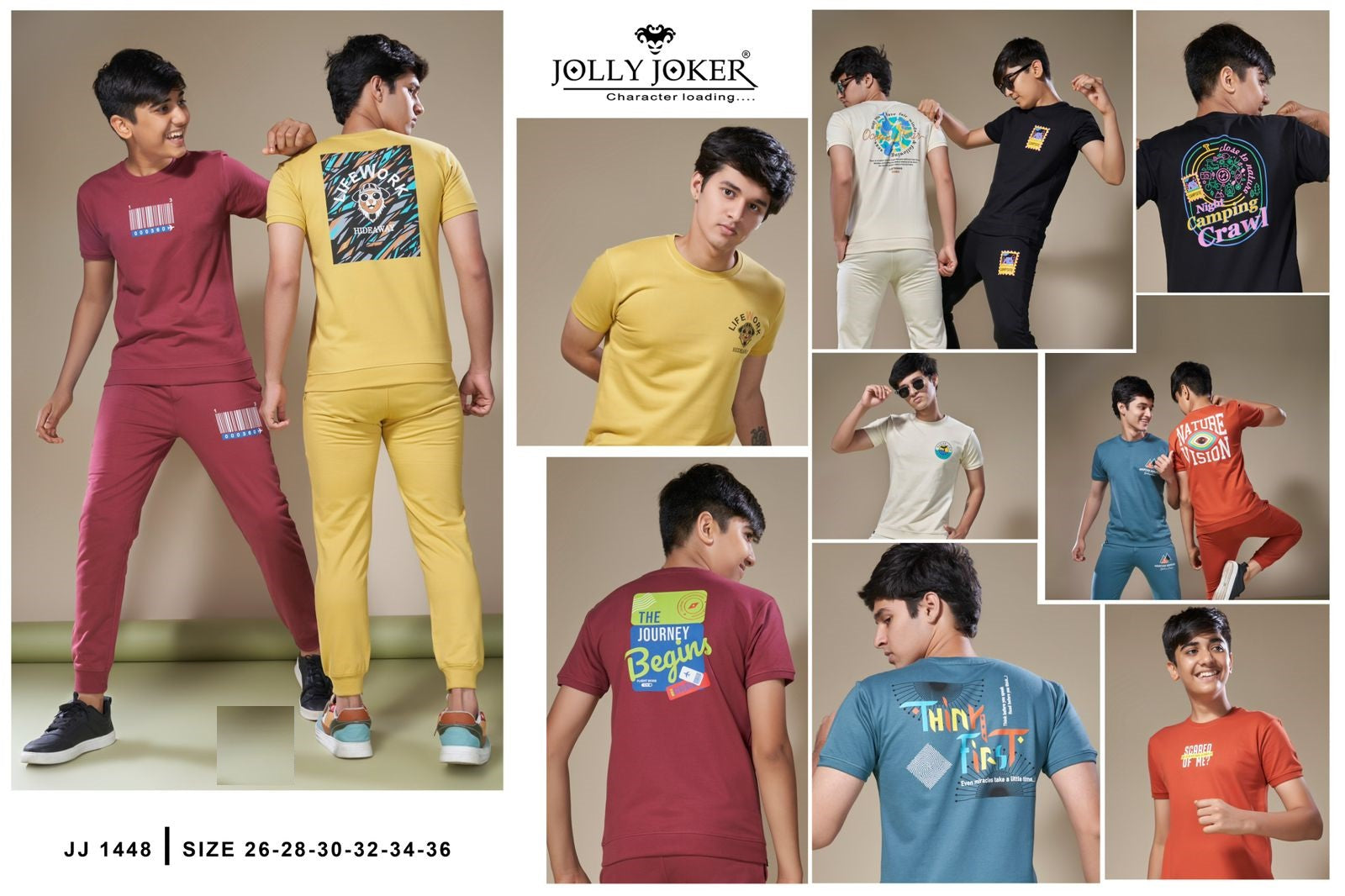 Jj 1448 Jolly Joker Looper Boys Co Ord Set Wholesaler Ahmedabad – Kavya ...