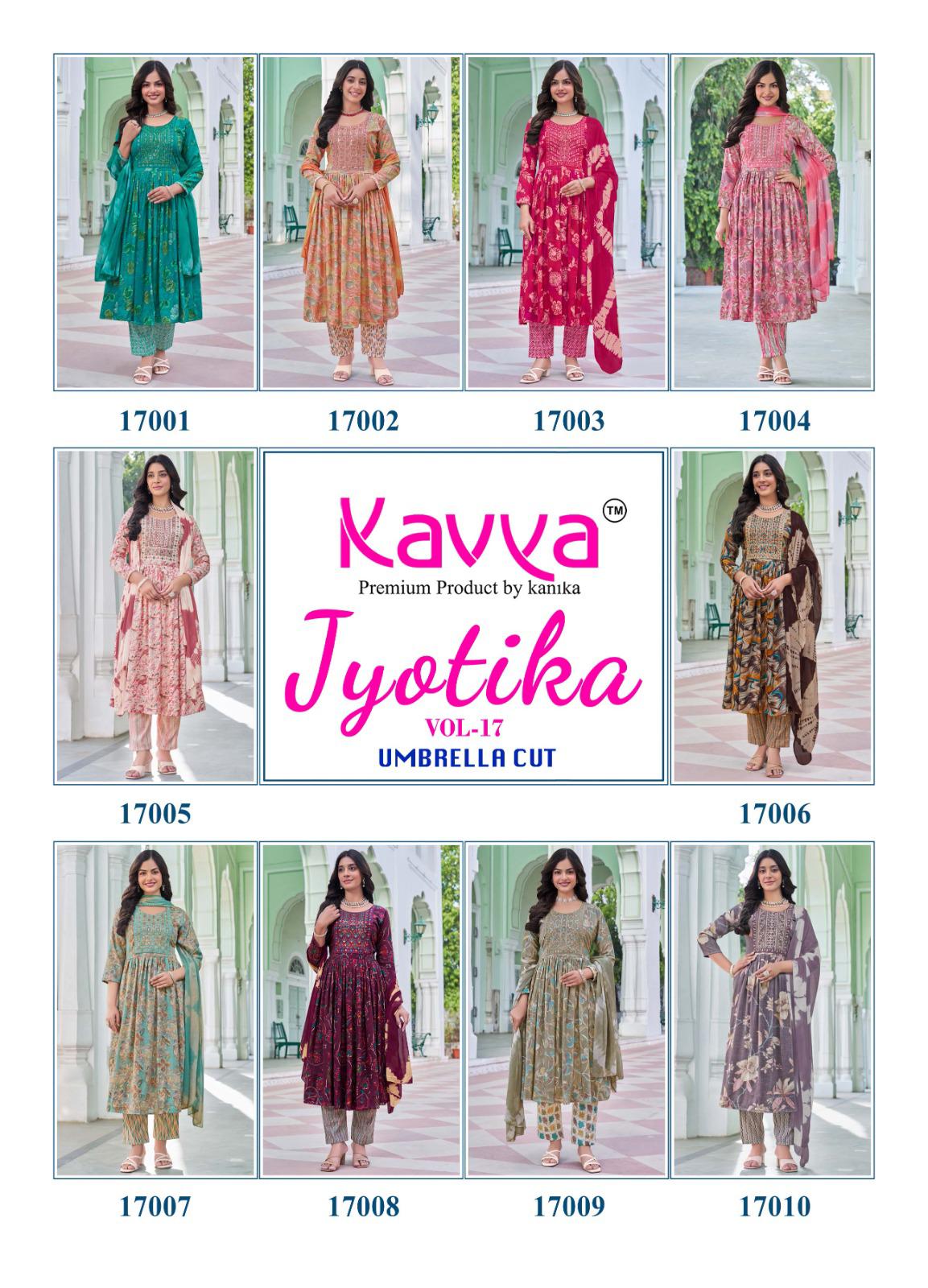 Jyotika Vol 17 Kavya Capsule Readymade Pant Style Suits Exporter – Kavya Style Plus