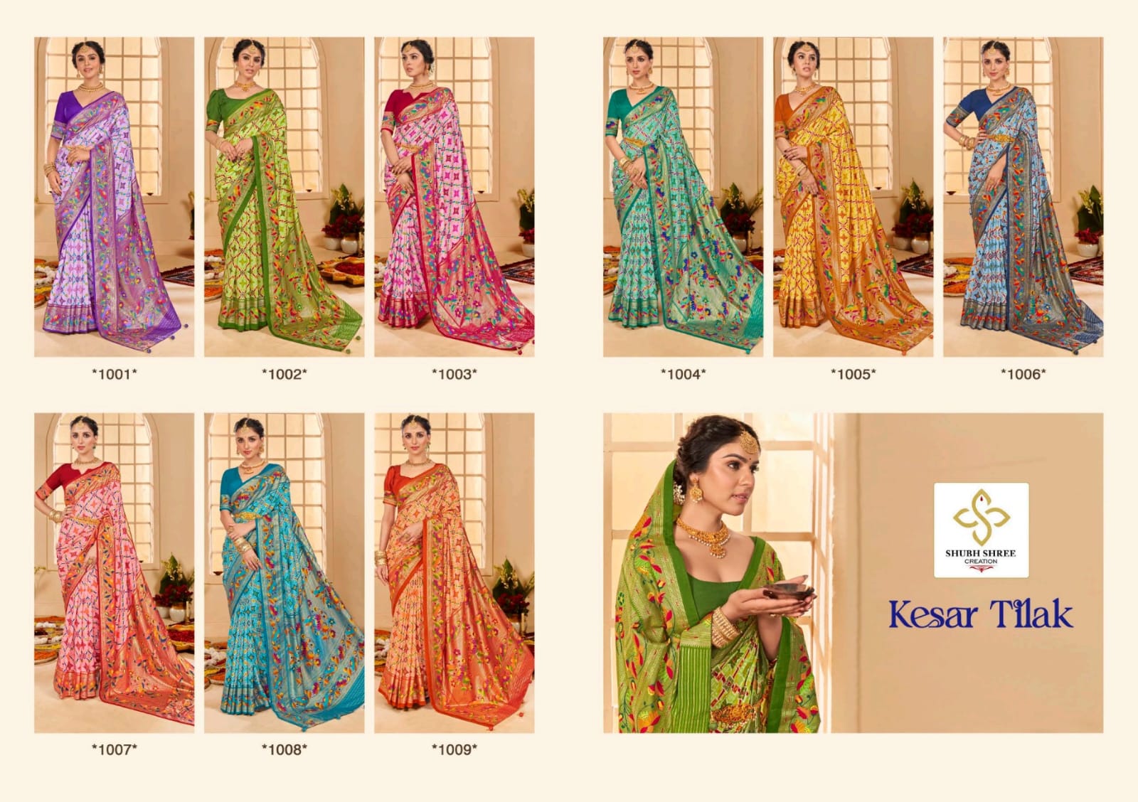 Kesar Tilak Shubh Shree Velvet Sarees Wholesaler India – Kavya Style Plus