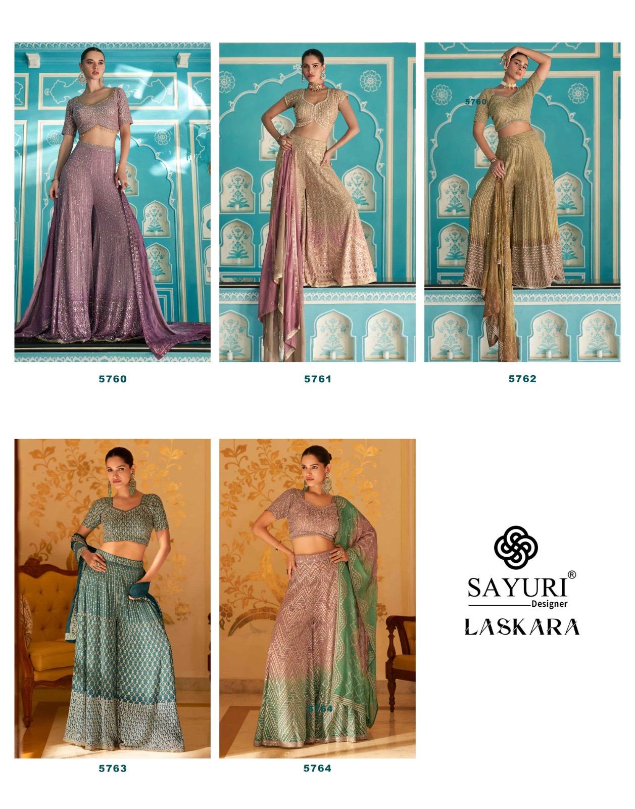 Laskara Sayuri Georgette Indo Western Pair Wholesale Rate – Kavya Style ...