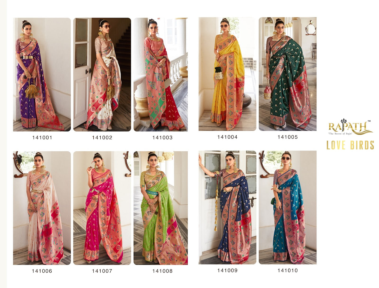 Love Birds Rajpath Soft Silk Sarees Wholesale – Kavya Style Plus