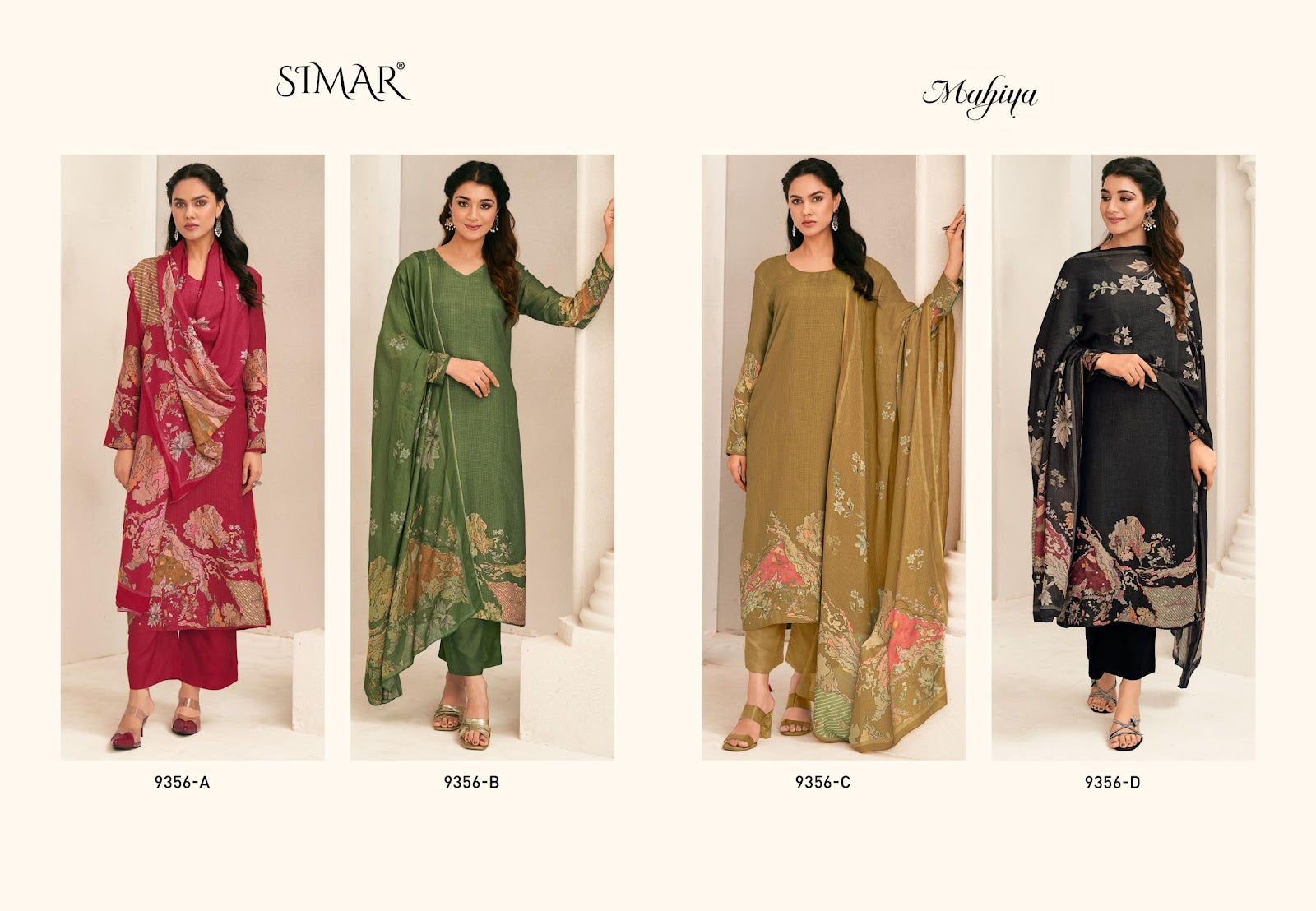 Mahiya Simar Pant Style Suits Exporter Gujarat – Kavya Style Plus