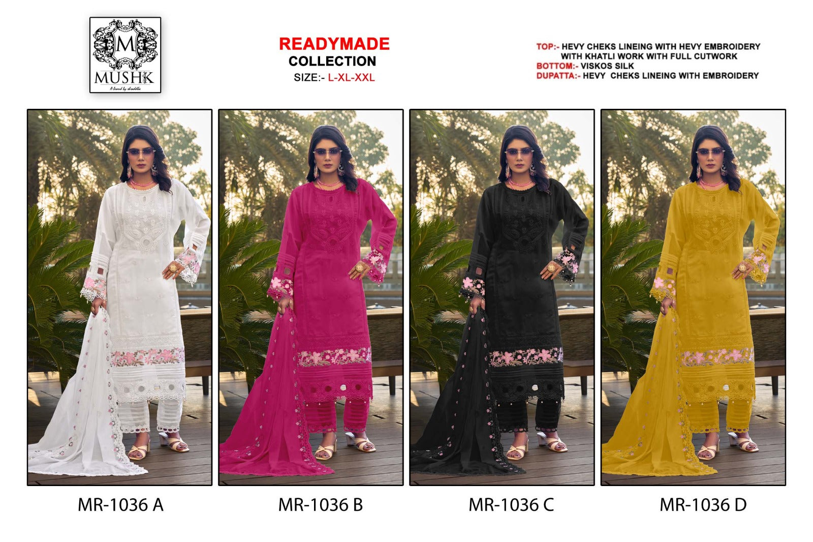 Mr 1036 Mushk Lining Pakistani Readymade Suits Exporter India – Kavya ...