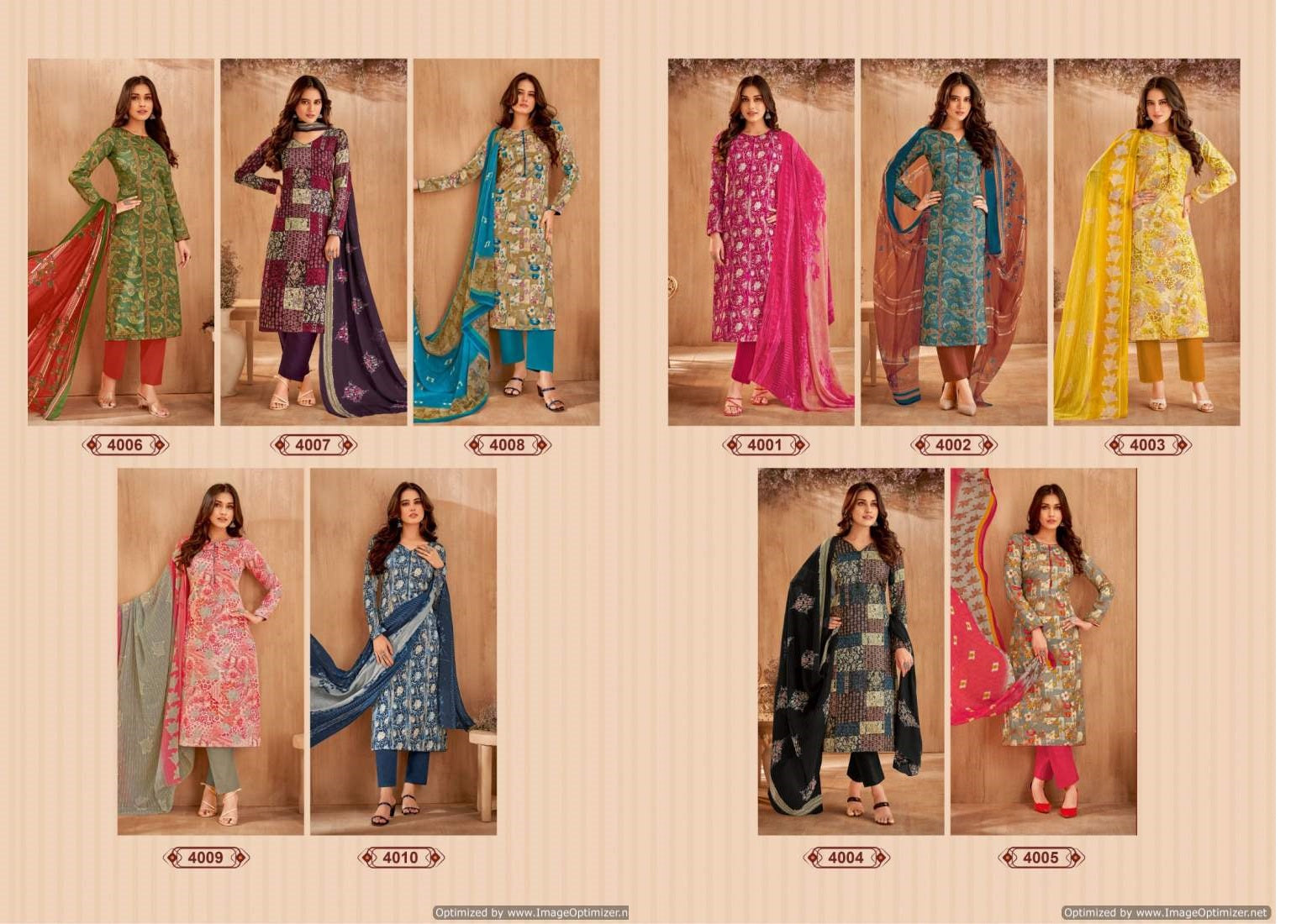Naishaa Vol 40 Suryajyoti Jaam Satin Pant Style Suits – Kavya Style Plus