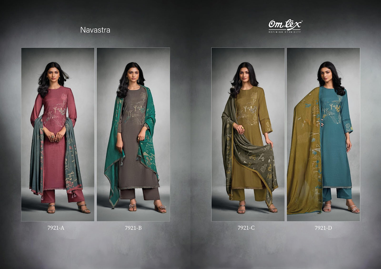 Navastra Omtex Silk Pant Style Suits Supplier – Kavya Style Plus