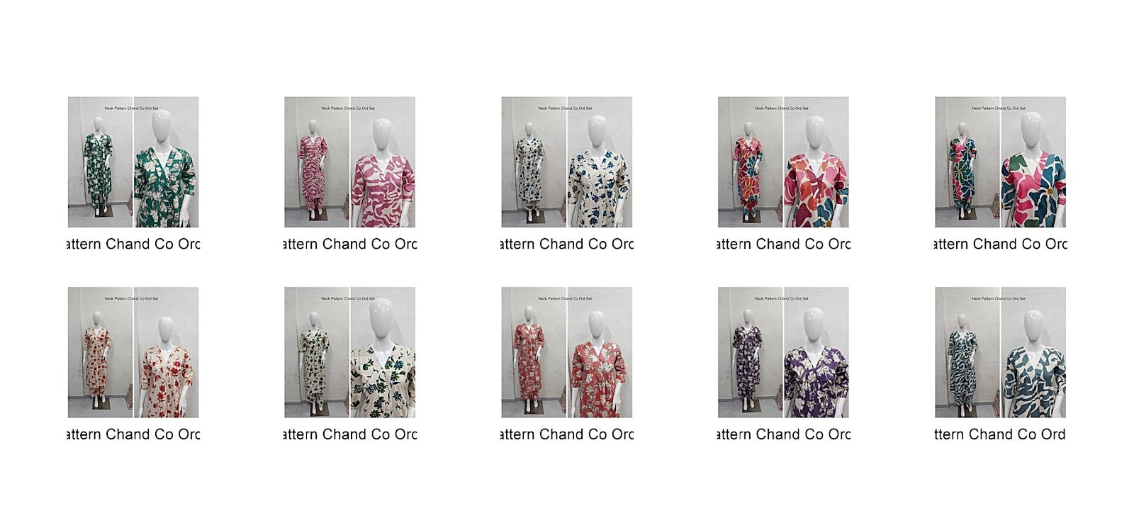 Neck Pattern Chand Cotton Co Ord Set Wholesaler Gujarat – Kavya Style Plus