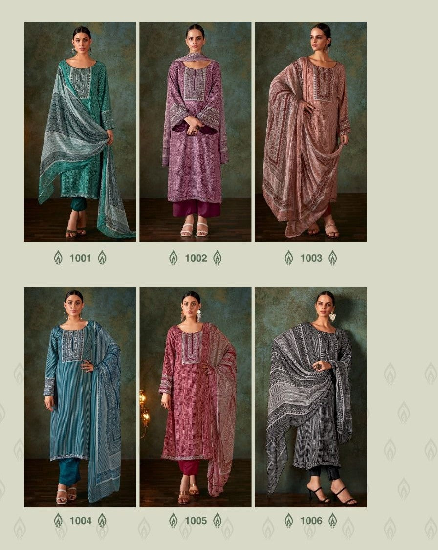 Nera Isabella Pure Cotton Pant Style Suits – Kavya Style Plus