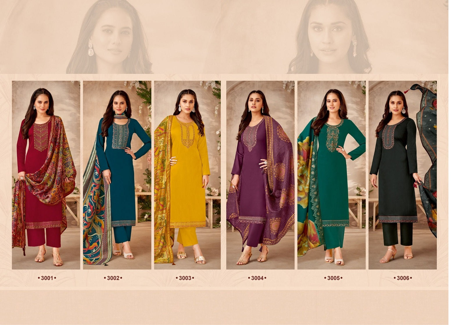 Pal Vol 3 Suryajyoti Jaam Satin Pant Style Suits Exporter Gujarat ...