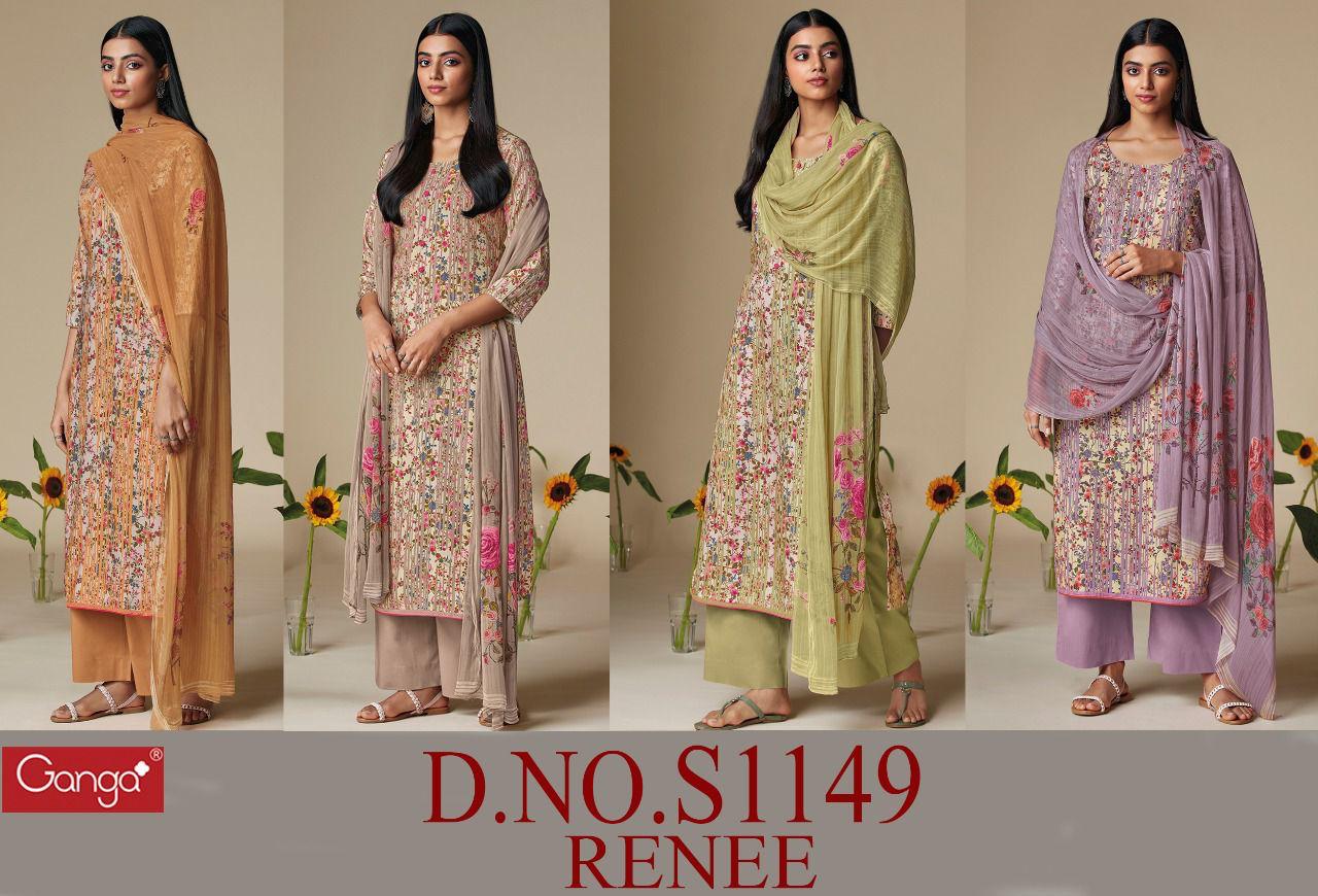 Renee S1149 Ganga Dobby Pashmina Suits Wholesale Price – Kavya Style Plus