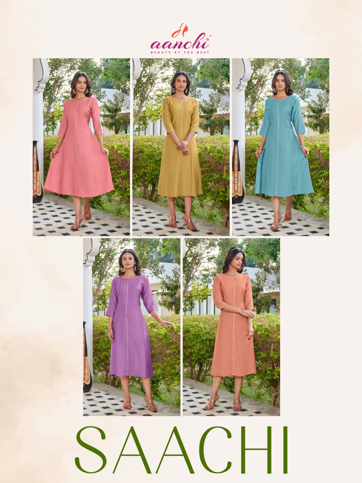 Saachi Aanchi A-Line Kurti Wholesaler Gujarat – Kavya Style Plus